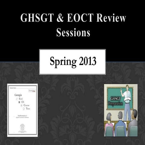 Ghsgt and eoct review sessions | PPT