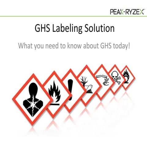 What You Need to Know About GHS Labeling Solutions | PDF
