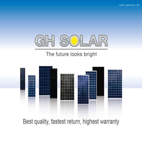 Gh Solar Corp Pres 2011 05 18 | PPT