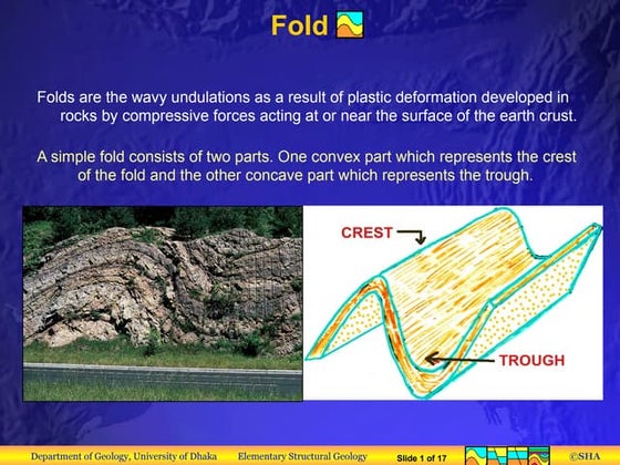Fold, its element, classification & Mechanism | PDF | Geology | Science