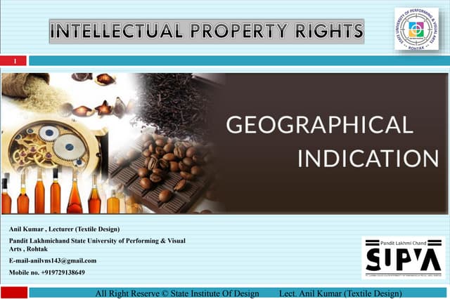 intellectual Property Rights [Industrial design] | PDF