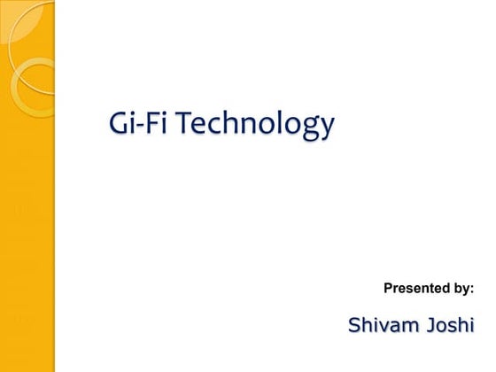 Gi-Fi ppt | PPTX