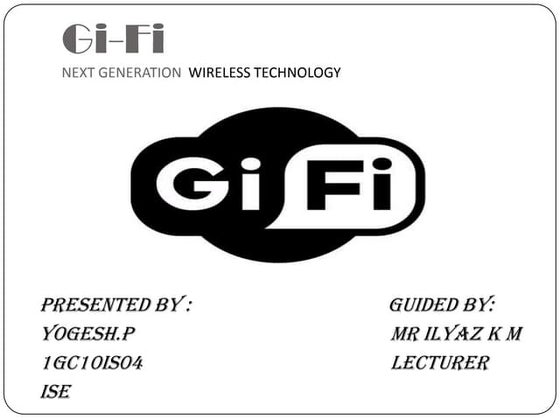 Gi-Fi ppt | PPT