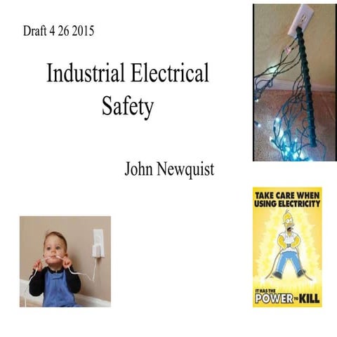 General Industry 2015 Electric Safety | PPTX | First Aid | Injuries
