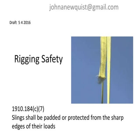 Gi 2016 industrial rigging safety | PPTX
