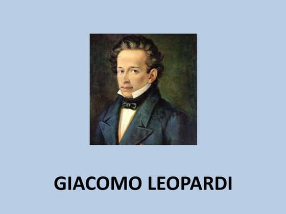Giacomo Leopardi | PPT