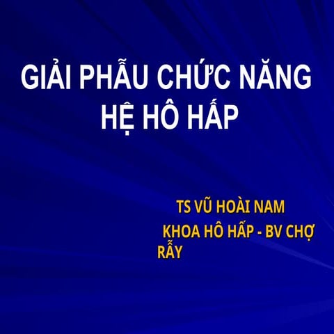 GIẢI_PHẪU_CHỨC_NĂNG_HỆ_HÔ_HẤP_ĐH_VAN_LANG_19_3_24.ppt