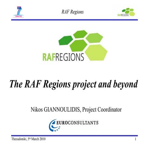 The RAF Regions project and beyond | PDF