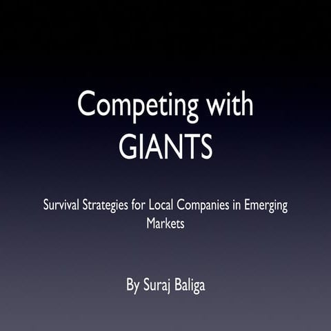 Competing with Giants | PPT