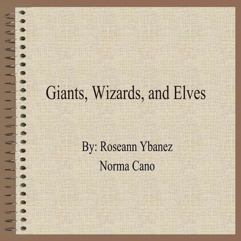 Giants Elves Wizards Team Ppt | PPT