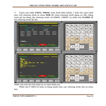 Sách vận hành Phay CNC Fanuc ( demo) | PDF