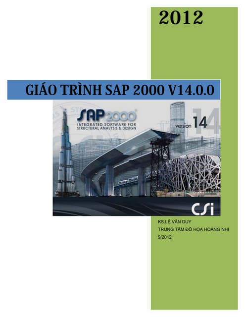 Non linear sttic analysis sap2000 | PDF