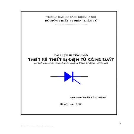 Giáo Trình Khí cụ điện | PDF