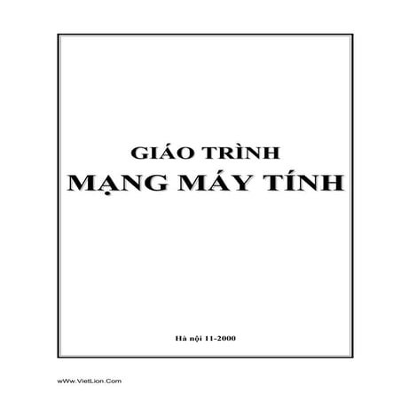 Giao trinh toan tap mang may tinh(htt.ebook) | DOC