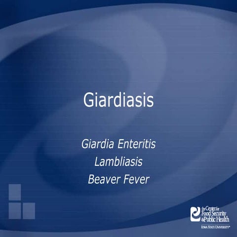 Giardiasis | PPTX