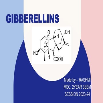 GIBBERELLIN (discovery,types,functions,uses) BY RASHMI S.pptx
