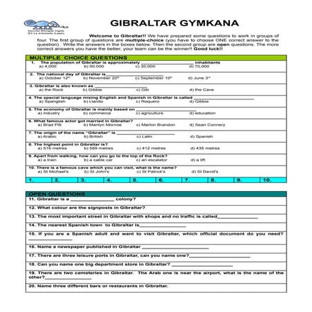 Gibraltar Gynkhana | DOC