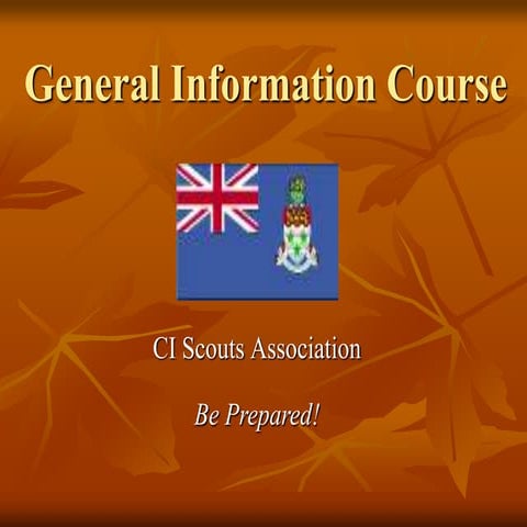 Scouting presentation english version | PPTX