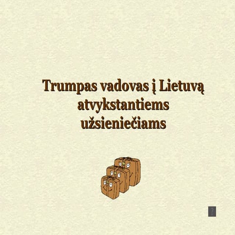 Gidas Apie Lietuva | PPT