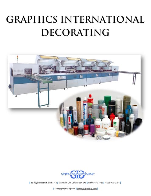 Graphics International presentations