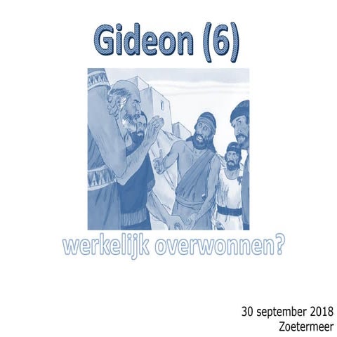 Gideon studie 6 | PDF