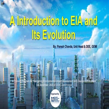 Introduction to EIA in India and Its Evolution | PDF