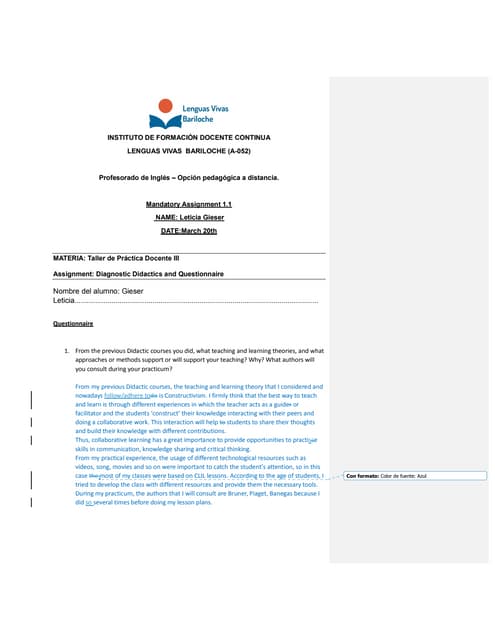 Week 1 Lesson Log for ALS | PDF | Educational Assessment | Education