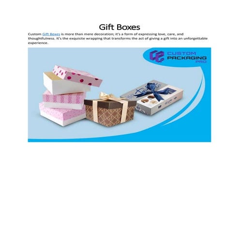 Gift Boxes | DOCX