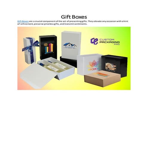 Gift Boxes | PDF