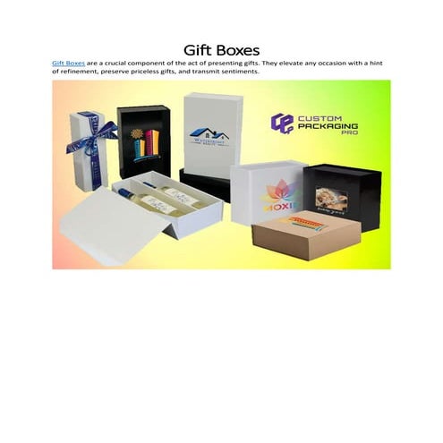 Gift Boxes | DOCX | Birthday | Personal Celebrations & Life Events