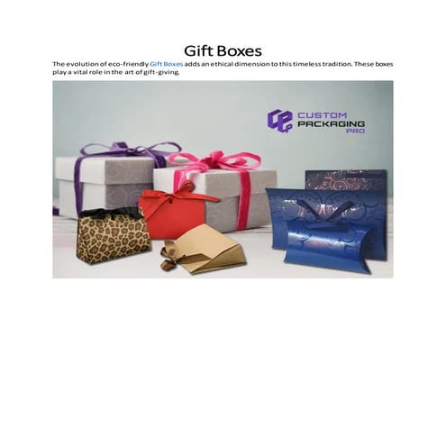 Gift Boxes | PDF