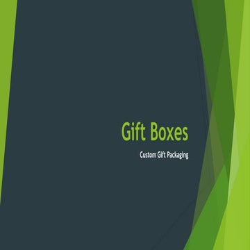 Gift Boxes | PPTX