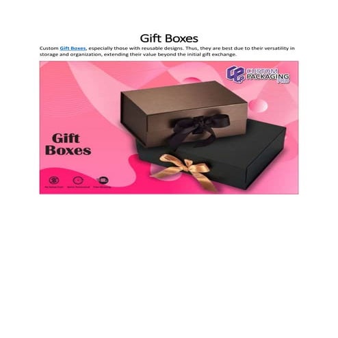 Gift Boxes | DOCX