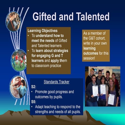 Gifted and talented (rp5) - session 2 | PPT