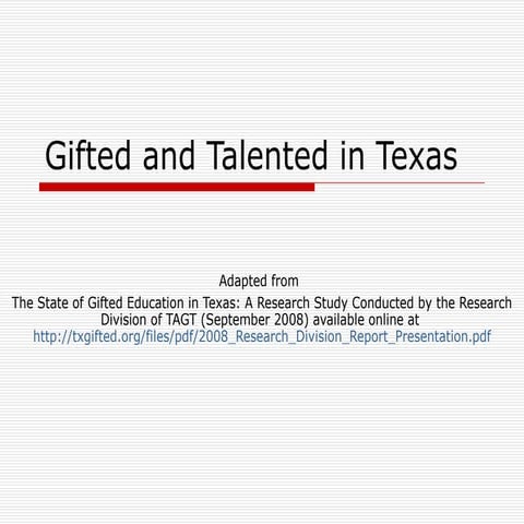 GT in Texas | PPT