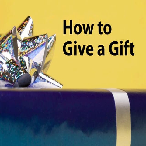 The Gift of Presentation | PDF