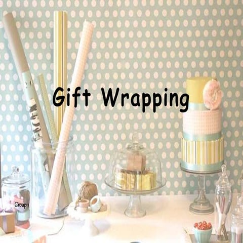Gift wrapping report | PPTX