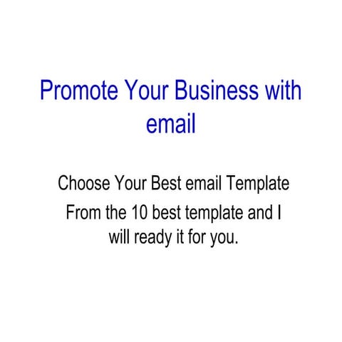 Email Templates [SET -2] | PPT
