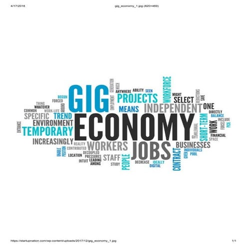 Gig economy | PDF | Economy | Business and Finance