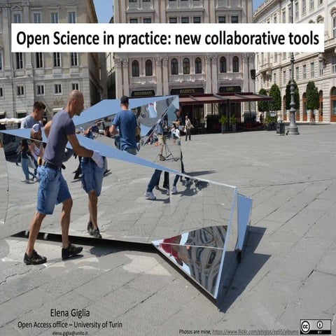 Open Science: new collaborative tools | PPTX | Desktop Publishing ...