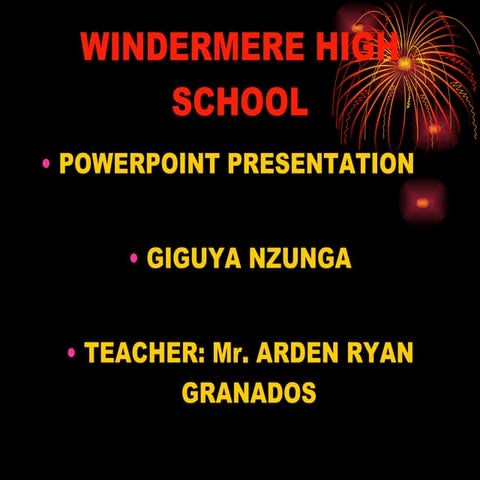Arden Ryan Granados presentations
