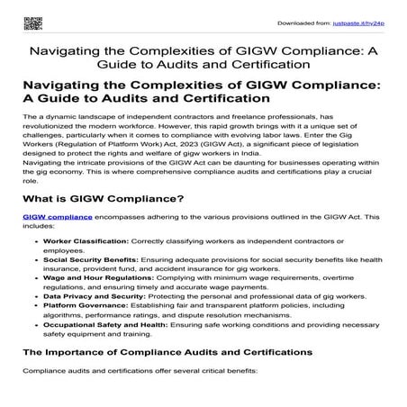 Best GIGW Audit and Certification in Noida | PDF