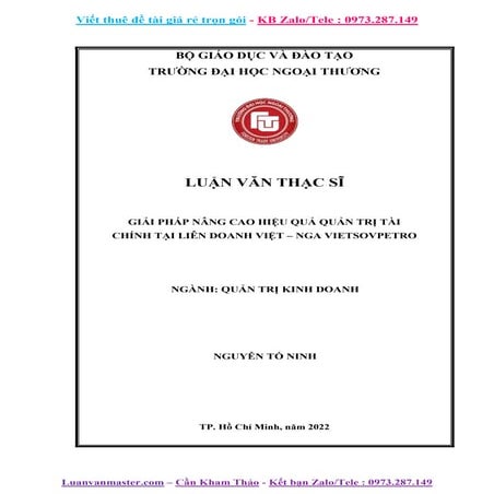 Giải Pháp Nâng Cao Hiệu Quả Quản Trị Tài Chính Tại Vietsovpetro.doc