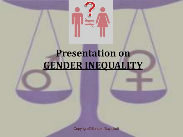 Gender issues | PPTX