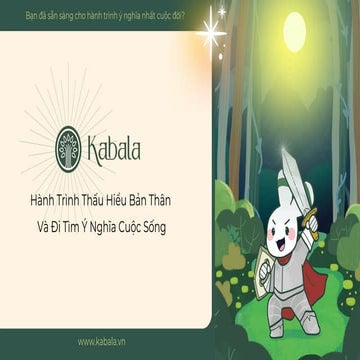 Giới Thiệu Về Kabala | Hành Trình Thấu Hiểu Bản Thân | Kabala.vn