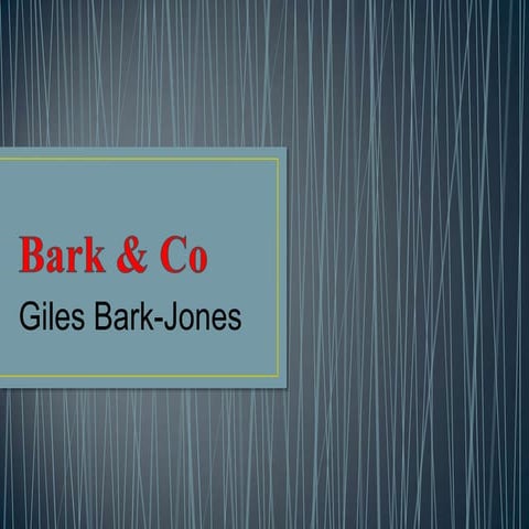 Giles bark jones | PPTX