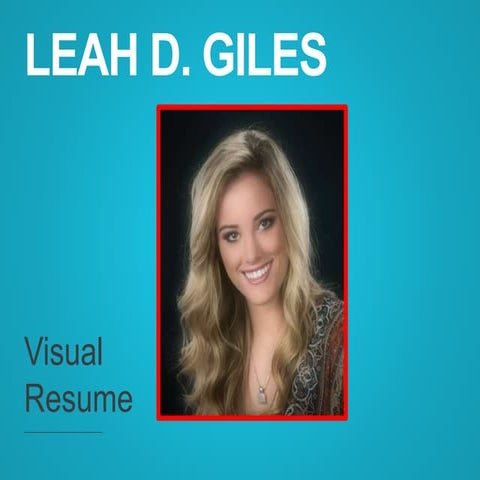 Giles visual resume | PPT