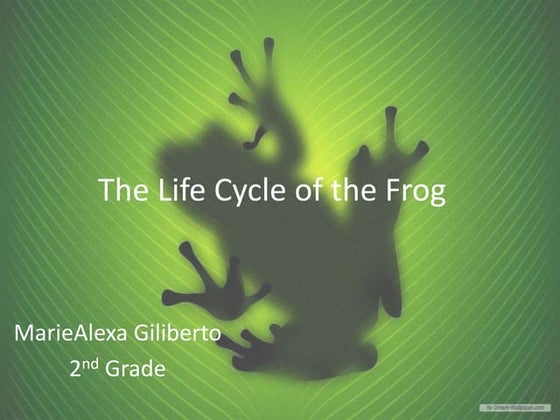 The Life cycle of frog | PPT