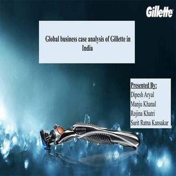 gillette india business case study in context of nepal.pptx