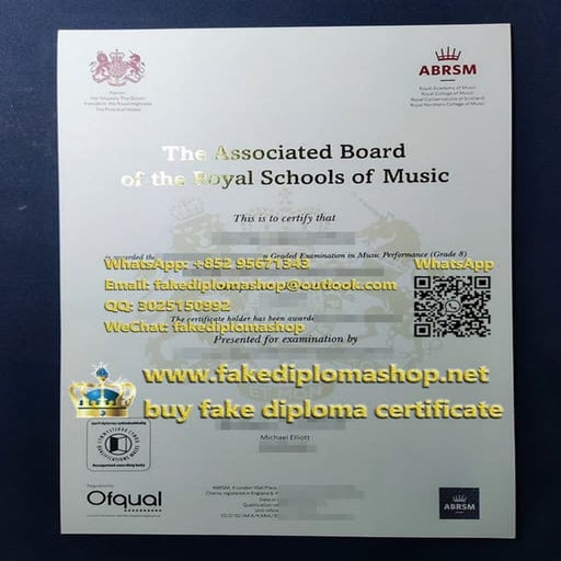 ABRSM certificate, Associated Board of the Royal Schools of Music certificate | PDF